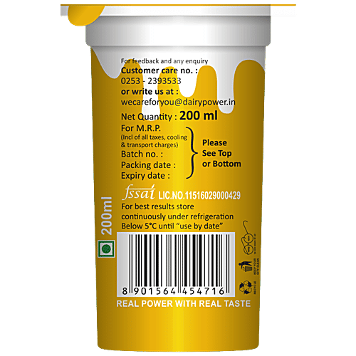 Buy Dairy Power Mango Lassi - Refreshing, Creamy Texture Online at Best ...