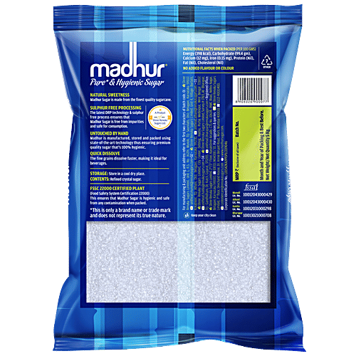 Buy Madhur Sugar - Pure & Hygienic, Fine Grain, Natural, Sulphur Free ...