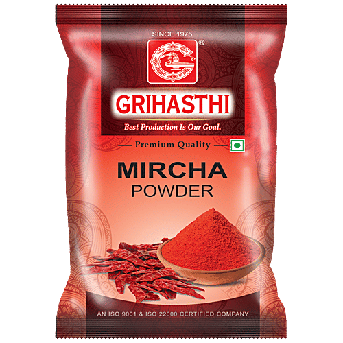 Buy Grihasthi Mircha/Chilli Powder - Premium, Natural, Spicy, No ...