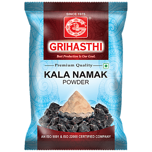 Buy Grihasthi Kala Namak/Black Salt Powder - Premium, Natural & Pure ...