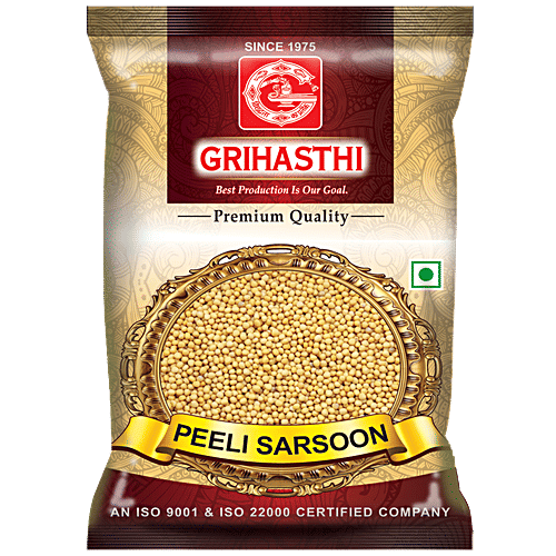 Buy Grihasthi Peeli Sarsoon/Yellow Mustard - Premium, Natural, No ...