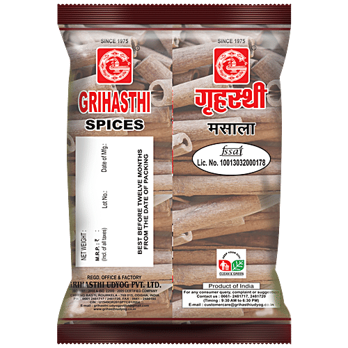Buy Grihasthi Dalchini/Cinnamon - Premium, Natural & Pure, No ...
