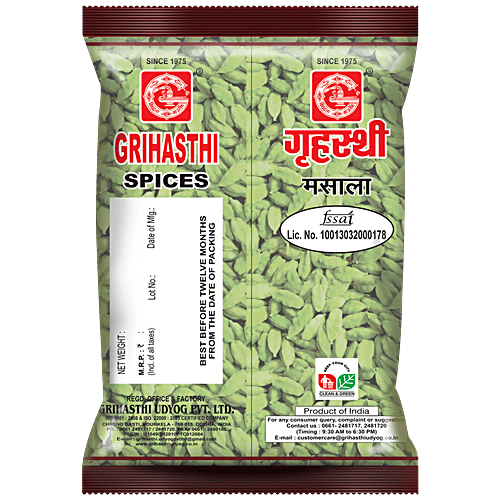 Buy Grihasthi Choti Elaichi - Premium, Natural & Pure, No Preservatives ...