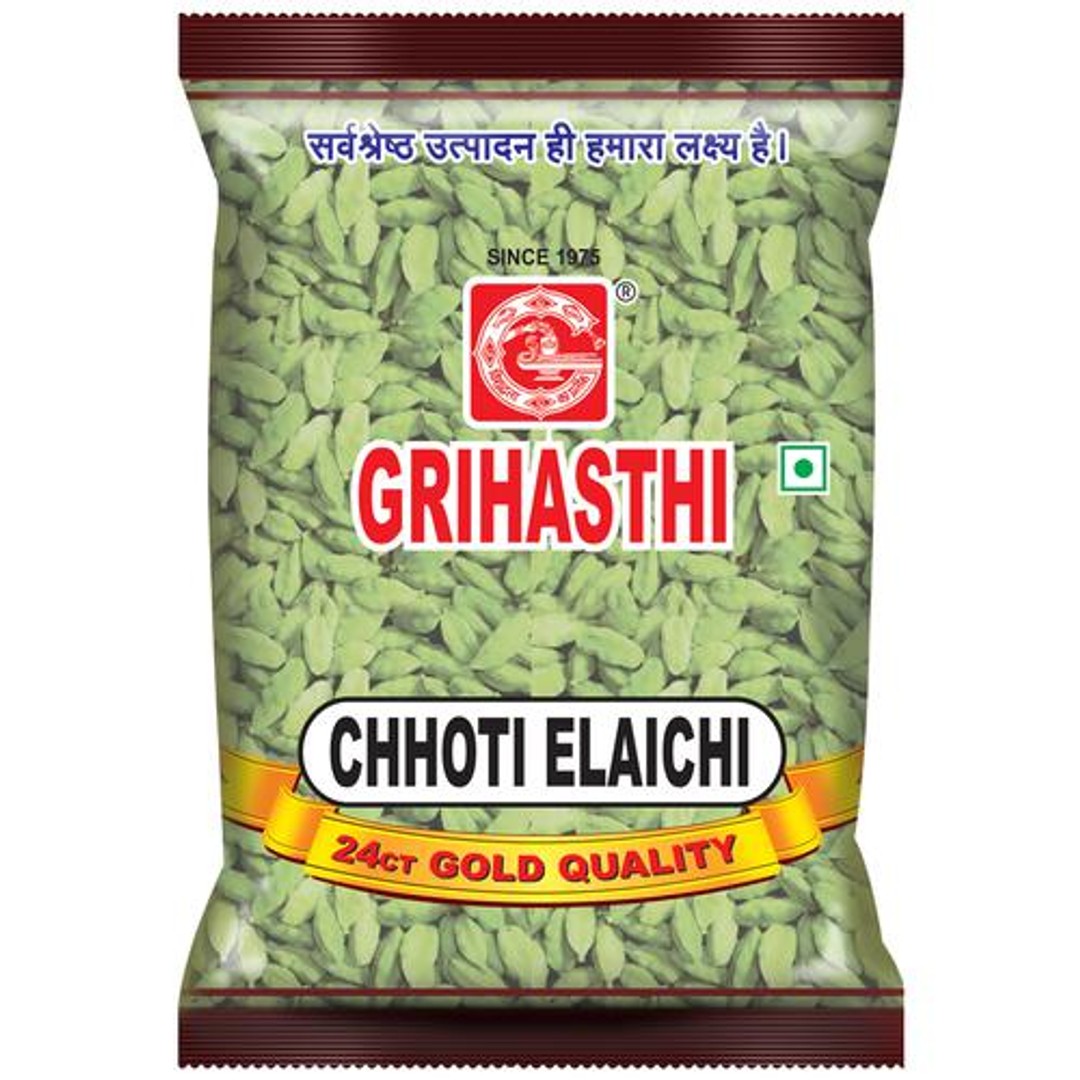 Buy Grihasthi Choti Elaichi - Premium, Natural & Pure, No Preservatives ...