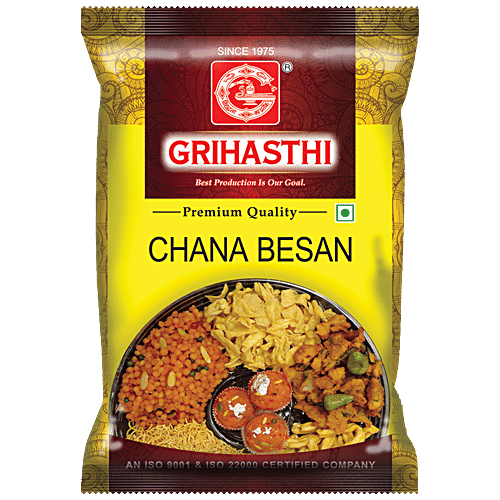 Buy Grihasthi Chana Besan - Premium, Natural, Rich In Protein & Fibre ...