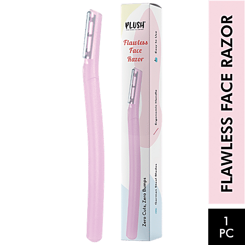 Buy Plush Flawless Eyebrow & Face Razor - For Women Online at Best ...