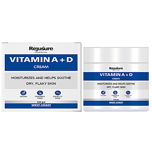 Buy Rejusure Vitamin A + D Cream - Moisturises & Soothe Dry & Flaky ...