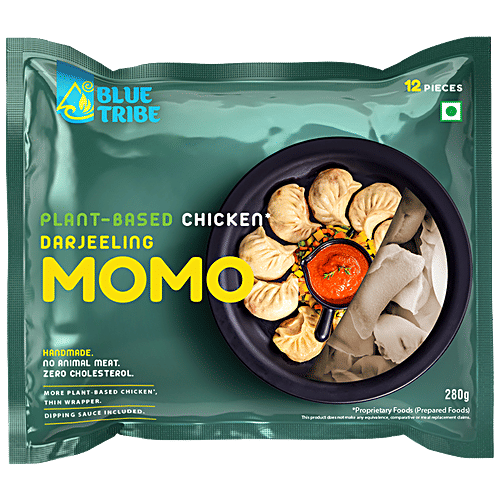 Buy Blue Tribe Foods Chicken Darjeeling Momo - Plant Based, Vegetarian ...