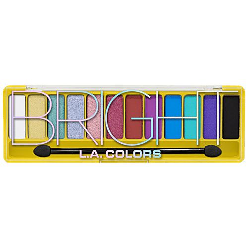 Buy L.A.Colors Color Vibe Eyeshadow - 12 Shades, Highly Pigmented ...