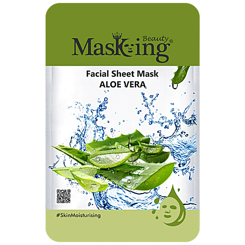Buy MasKing Beauty Facial Sheet Mask - Aloe Vera, Reduces Pores ...