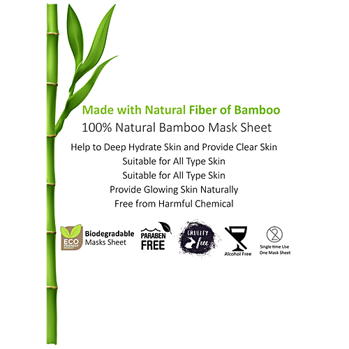 Buy MasKing Bamboo Facial Sheet Mask - Watermelon & Muskmelon ...