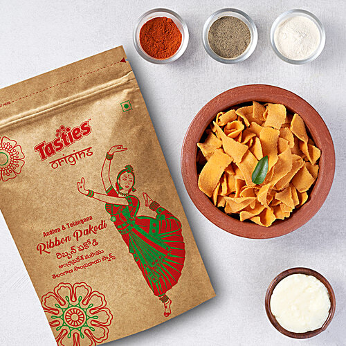 Buy Tasties Origins Ribbon Pakoda Online at Best Price of Rs 69 - bigbasket
