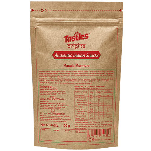 Buy Tasties Origins Namkeen - Masala Murmura/Spicy Garlic Puffed Rice ...