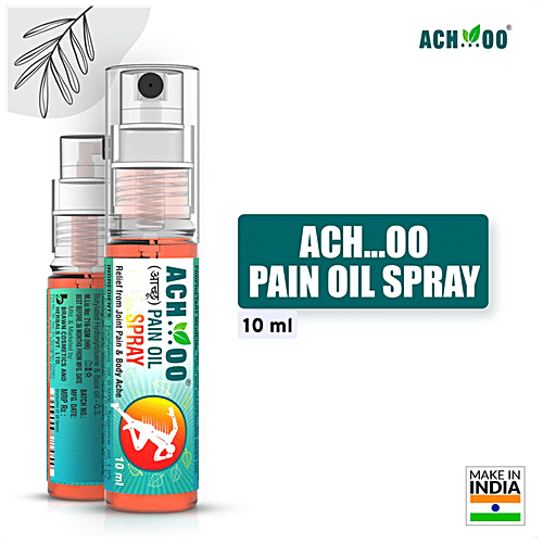 Buy ACHOO Pain Relief Herbal Oil Spray - Joint Pain, Muscle & Body Ache ...
