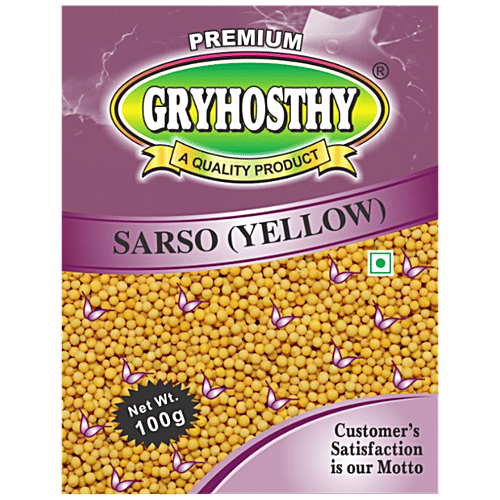 Buy Gryhosthy Sarso - Yellow Whole, Rich In Omega 3 Fatty Acids Online ...