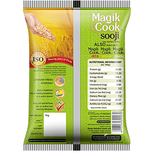 Buy Magik Cook Suji - Nutrient Rich Online at Best Price of Rs 65 ...