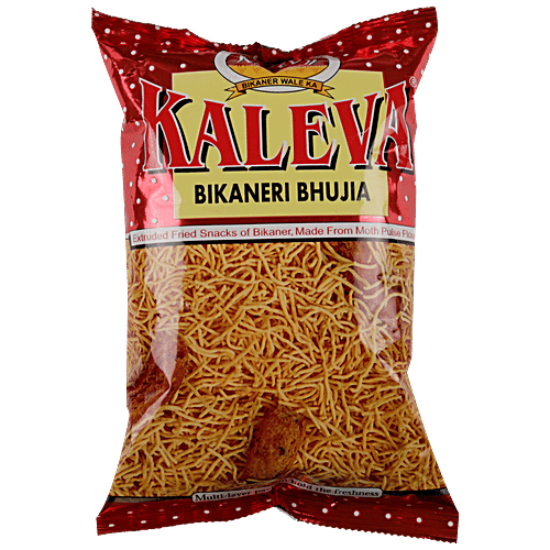 Buy Kaleva Bikaneri Bhujia - Namkeen, Crunchy, Traditional Indian Snack ...