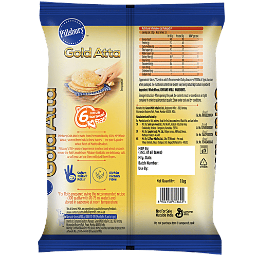 Buy Pillsbury Gold Atta - Made From Sharbati Wheat Online at Best Price ...
