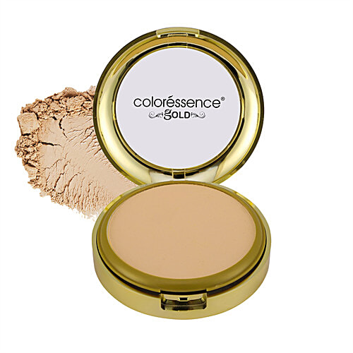 Buy Coloressence Gold Glitterati Compact Powder - Oil Free, Matte ...
