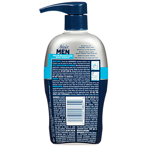 Buy Nair Men Hair Remover Body Cream - For Normal To Coarse, Slick Look ...