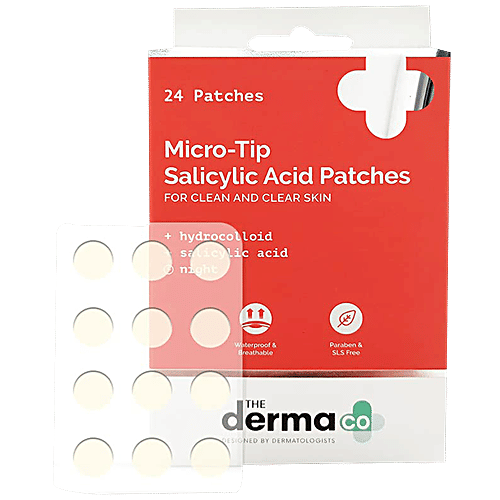 Buy The Derma Co Micro-Tip Salicylic Acid Patches - With Hydrocolloid ...