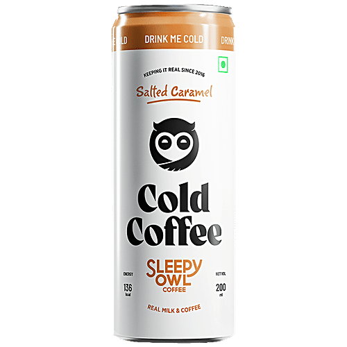 Buy Sleepy Owl Cold Coffee - Salted Caramel, Thicker, Bolder, Creamier Online at Best Price of ...