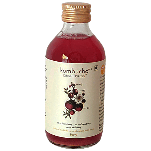 Buy Krishi Cress Kombucha Berry - Gooseberry, Mulberry, Strawberry ...