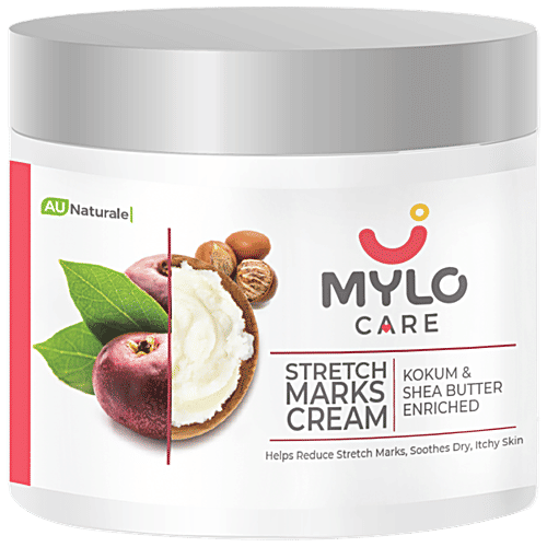 Buy Mylo Care Stretch Marks Cream With Shea Butter, Saffron, Kokum ...