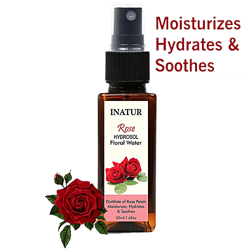 Buy INATUR Rose Hydrosol Floral Water - Hydrates, Softens, Calms ...