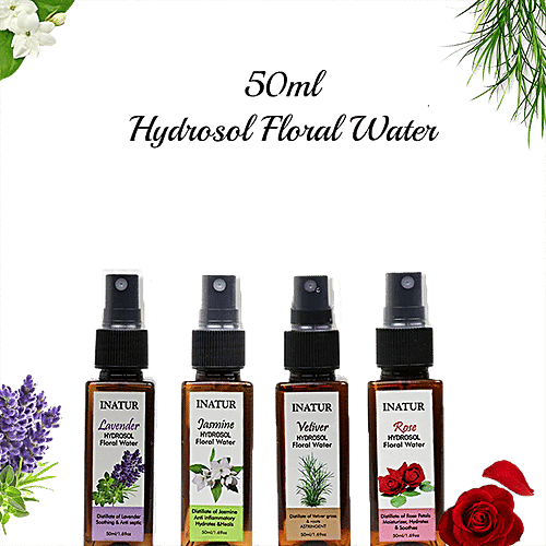 Buy INATUR Rose Hydrosol Floral Water - Hydrates, Softens, Calms ...