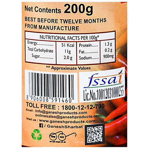Buy Ganesh Red Chilli Sauce - Spicy & Hot, Flavour Enhancer Online at ...