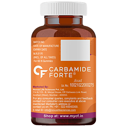 Buy Carbamide Forte Vitamin D3 K2 B12 Gummies - Veg Lichen Source D3 ...