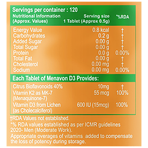 Buy Carbamide Forte Vitamin D3 K2 - MK7, Lichen Source with Vitamin K2 ...