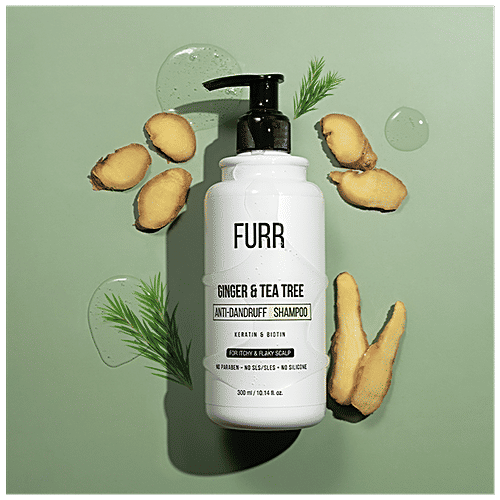 Buy Furr By Pee Safe Ginger & Tea Tree Anti Dandruff Shampoo With ...