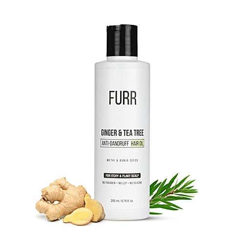 Buy Furr By Pee Safe Ginger & Tea Tree Anti Dandruff Hair Oil - Methi ...