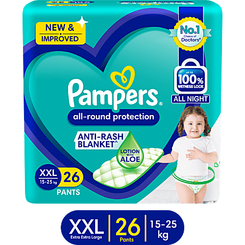 Buy Pampers All-Round Protection Pants - Double Extra Large Size (XXL ...