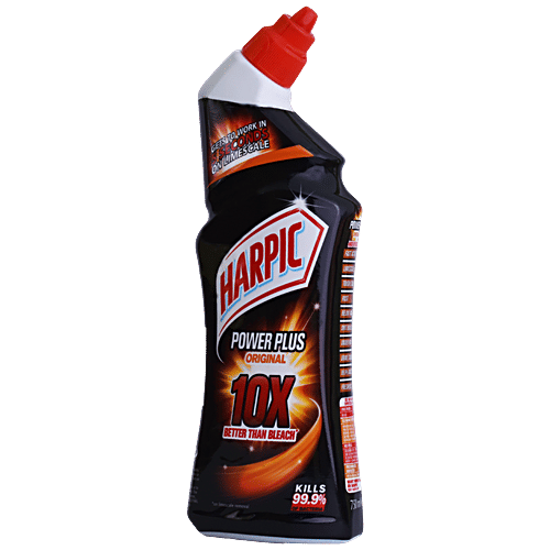 Buy Harpic Power Plus Original - 10x Better Than Bleach, Kills 99.9% Germs, Acts On Limescale ...