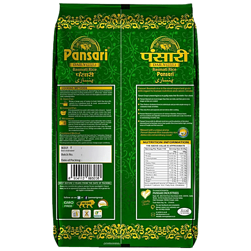 Buy PANSARI Daily/Durbar Broken Basmati Rice - Mesmerizing Aroma ...