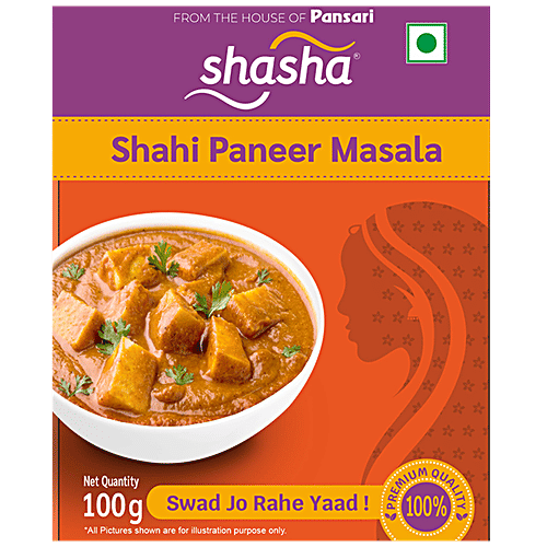 Buy SHASHA Shahi Paneer Masala - Premium Quality, Aromatic Spice Blend ...