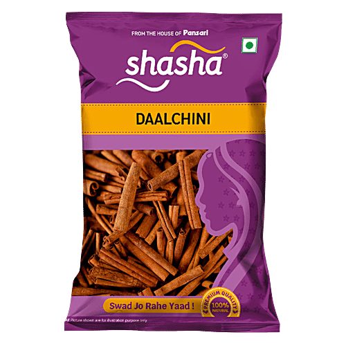 Buy SHASHA Whole Daalchini - All Natural, Aromatic, Kitchen Essential ...
