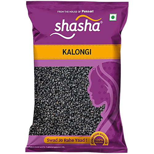 Buy SHASHA Whole Kalonji - Premium Quality, All Natural, Kitchen ...