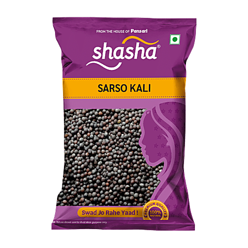Buy SHASHA Whole Sarson - Kaali/Black, Premium Quality, All Natural ...