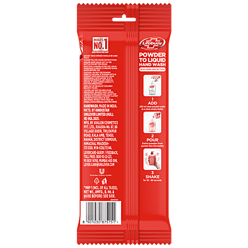 Buy Lifebuoy Powder To Liquid Handwash - 99.9% Germ Protection ...