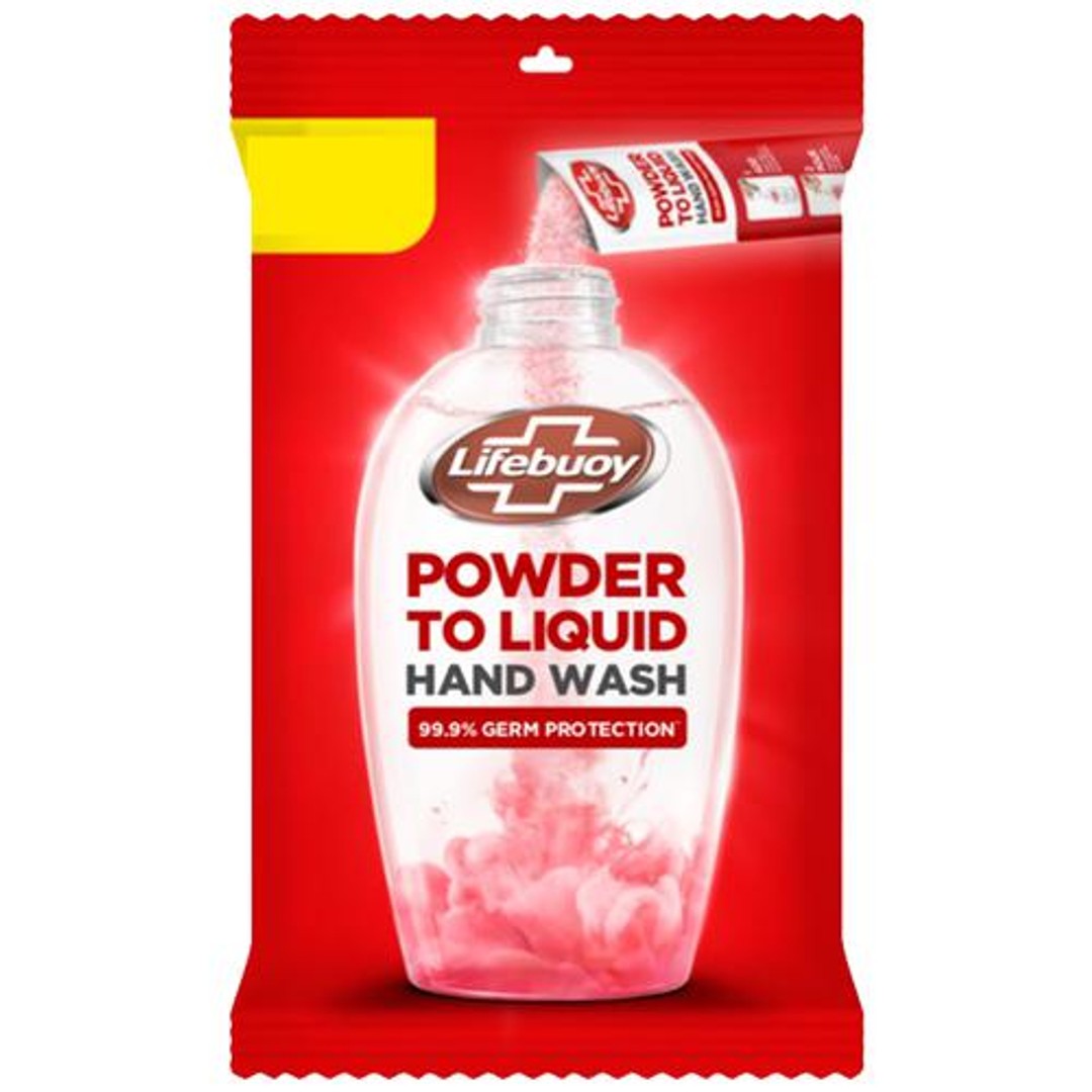 Buy Lifebuoy Powder To Liquid Handwash - 99.9% Germ Protection ...