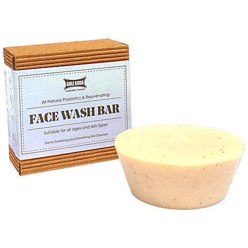 Buy Goli Soda Probiotics Face Wash Soap - All Natural, Chemical Free ...