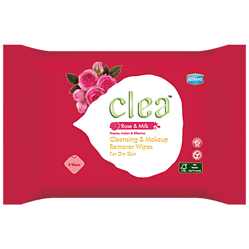 Buy CLEA Cleansing & Makeup Remover Wipes - Rose & Milk, Nourishing ...