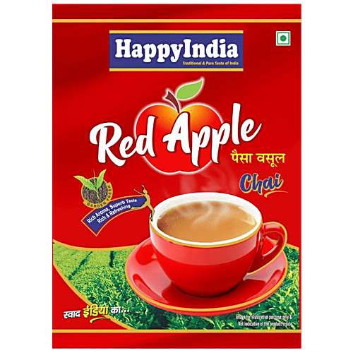 Buy HAPPY INDIA Red Apple Tea - Refreshing Aroma & Taste Online at Best ...