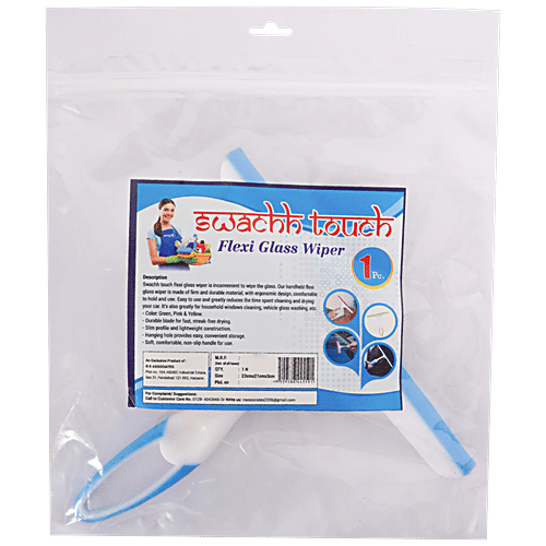Buy Swachh touch Glass Wiper - Sturdy, Ergonomic, Removes Dirt Easily ...