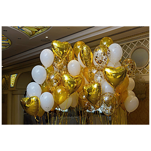 Buy CherishX Heart Shape Foil Balloons - Birthday Decorations Items ...