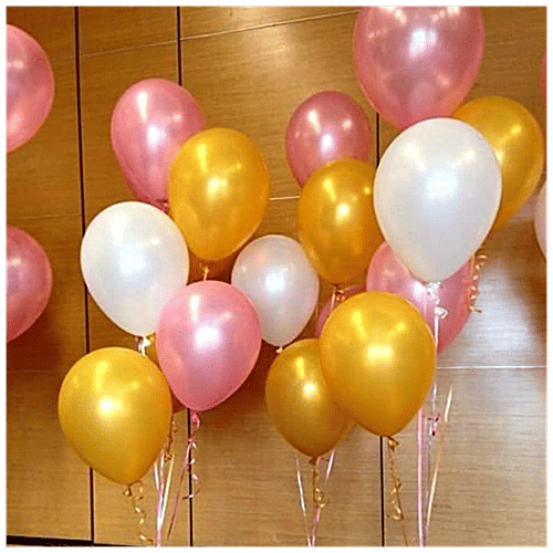 Buy CherishX Latex & Metallic Theme Balloons - For Birthday Parties ...